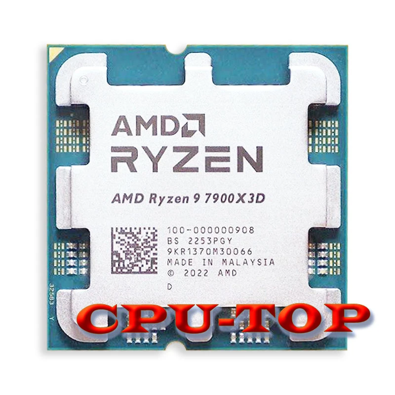 AMD Ryzen 9 7900X3D R9 7900X3D 4.4 GHz 12 Core 24 Thread CPU Processor ...