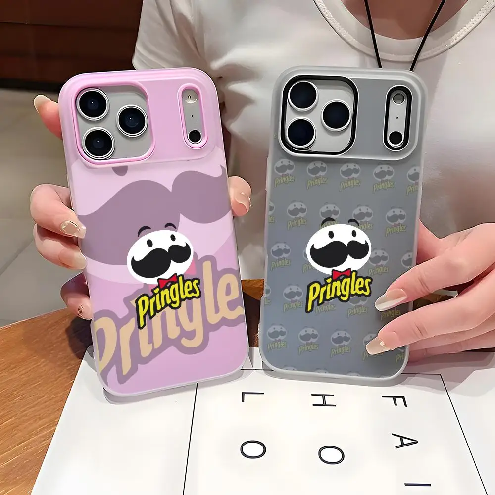 Fashion P-Pringle Phone Case Slim Clear Jelly Case For Phone 17-12 ...
