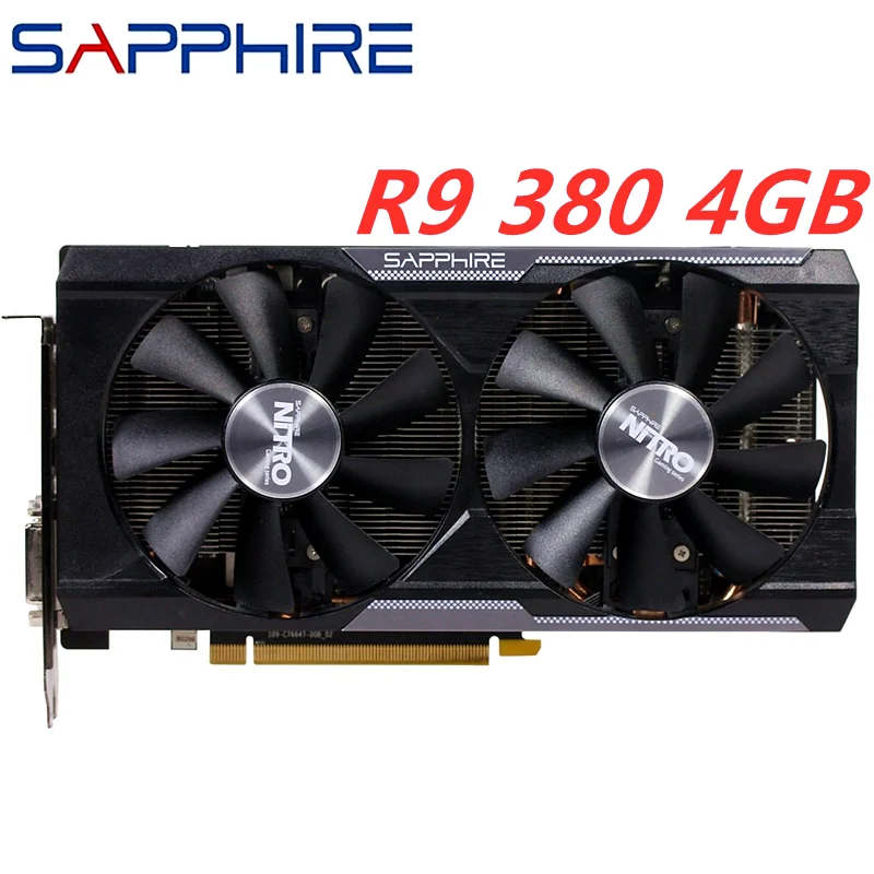Safira r9 380 4gb placa de vídeo gpu amd vídeo desktop computador ...