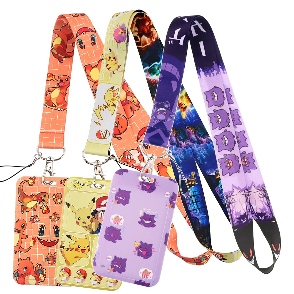 Card Id Badge Holder Key Chain Key Holder | Card Holder Pokemon Neck ...