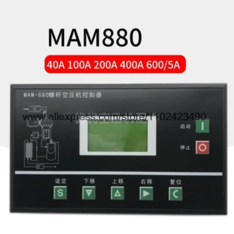 New-Screw-air-compressor-controller-MAM-880-860-870-890-B-control-panel ...