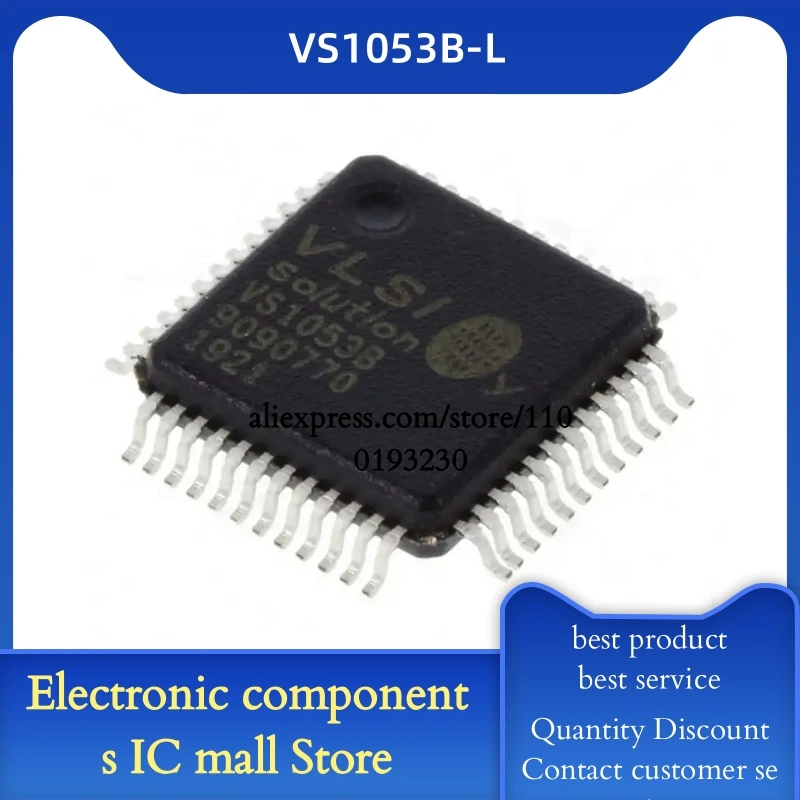 5PCS-LOT-VS1053B-L-VS1003B-L-Ogg-Vorbis-MP3-AAC-WMA-MIDI-AUDIO-CODEC ...
