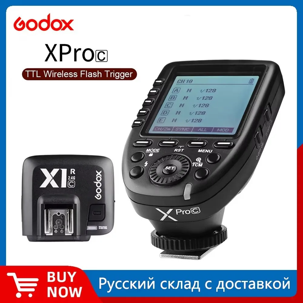Godox Xpro-C E-TTL II 2.4G X System Wireless Control Remote Trigger ...
