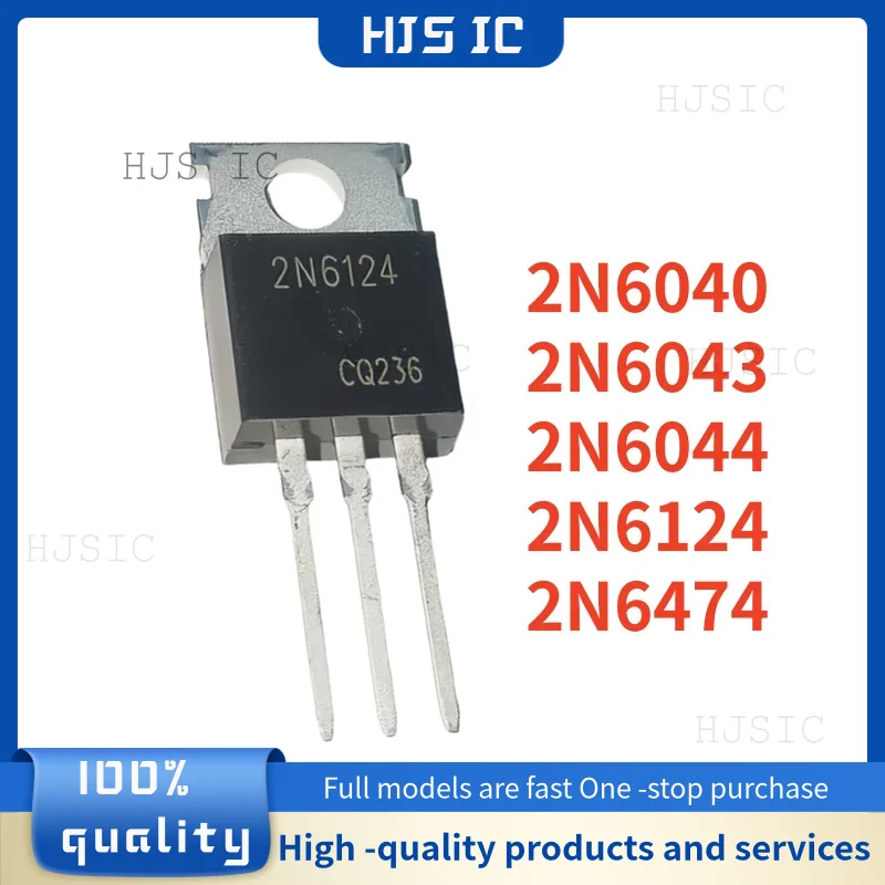 10 unids/lote nuevo 2N6043 2N6040 2N6044 2N6474 2N6124 TO-220 ...