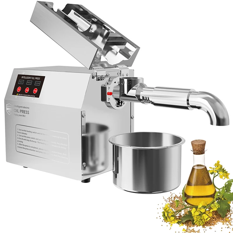 Automatic-Oil-Press-Machine-Stainless-Steel-Hot-Cold-Oil-Extraction ...