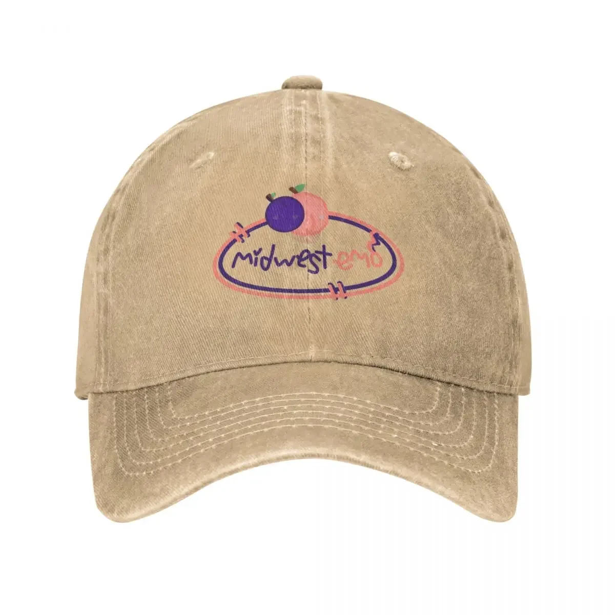 Midwest Emo Cute Cap Cowboy Hat Adjustable Bobble hat ny cap hat men's ...