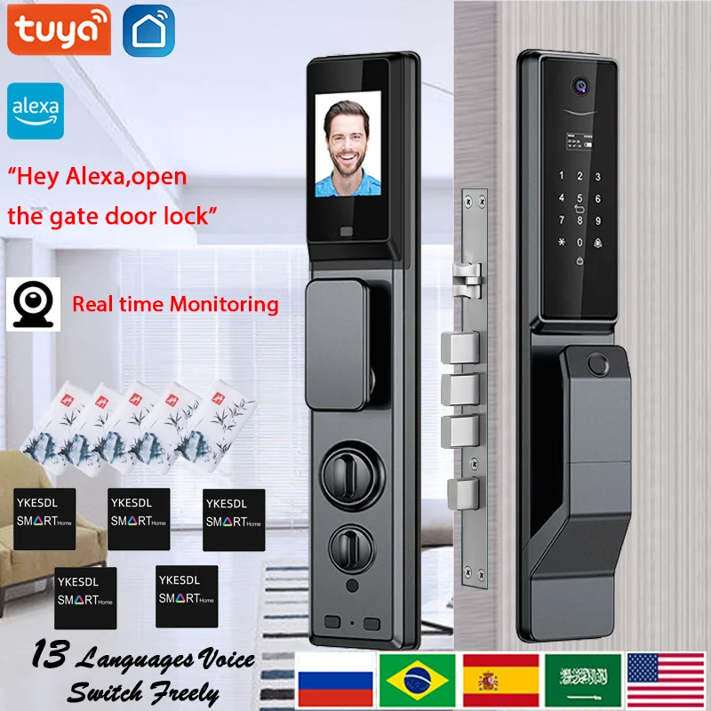 Waterproof-Outdoor-Smart-Lock-Wifi-Alexa-Tuya-APP-Aluminium-Alloy ...