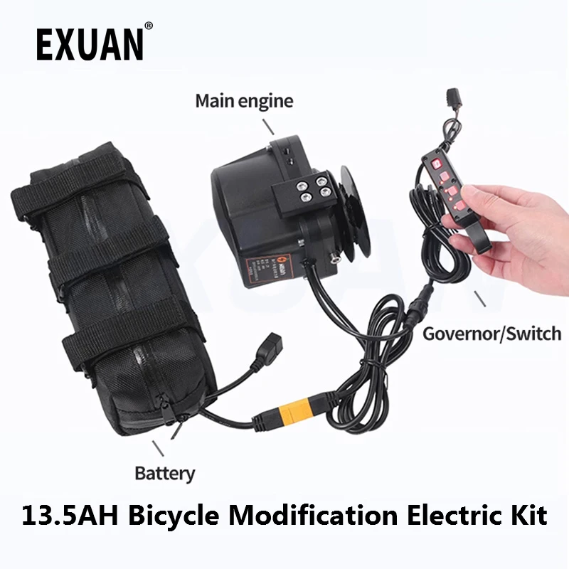 13-5AH-Power-Bicycle-Modified-Electric-Booster-Mountain-Bike ...