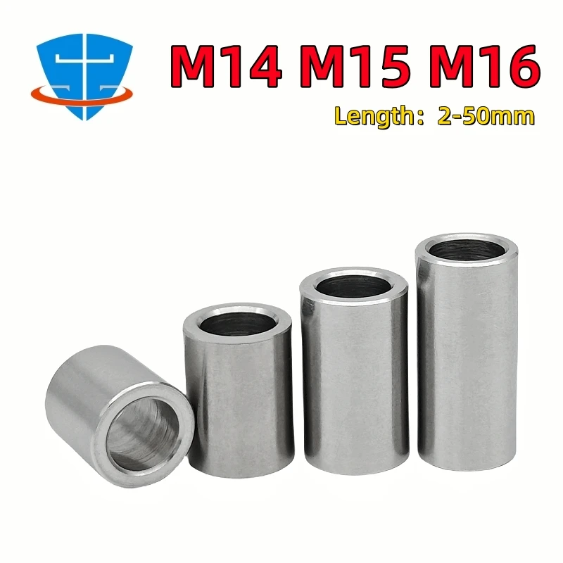 5-2-1pcs-M14-M15-M16-SS304-Stainless-Steel-Bushing-Unthreaded-Hollow ...