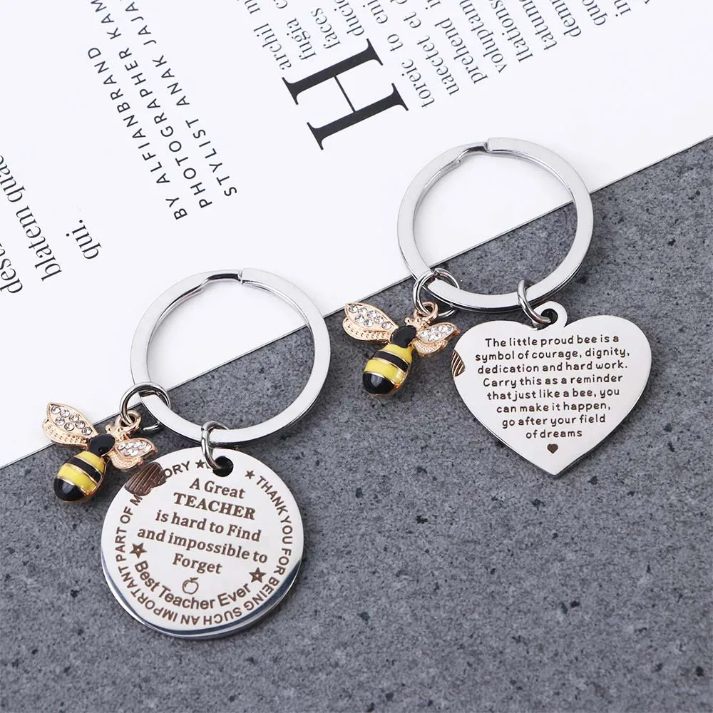 Honey-Bee-Keychain-Teacher-s-Day-Bee-Happy-Keychain-Bee-Jewelry-Bee ...