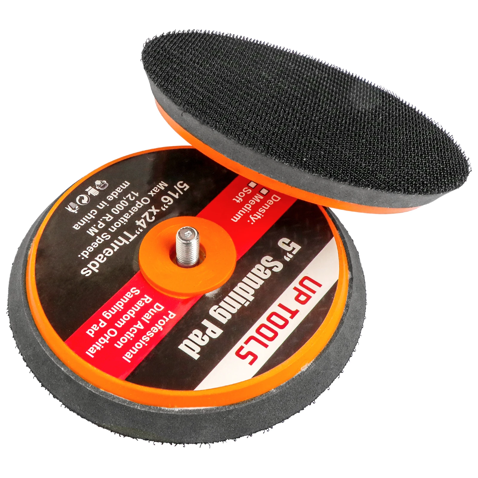 5-Inch-DA-Sanding-Pad-Sander-Backing-Pad-Thread-Hook-and-Loop-Abrasive ...