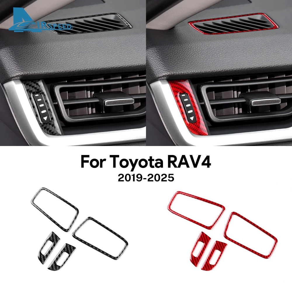 Real Soft Carbon Fiber Sticker For Toyota RAV4 XA50 2019 2020 2021 2022 ...