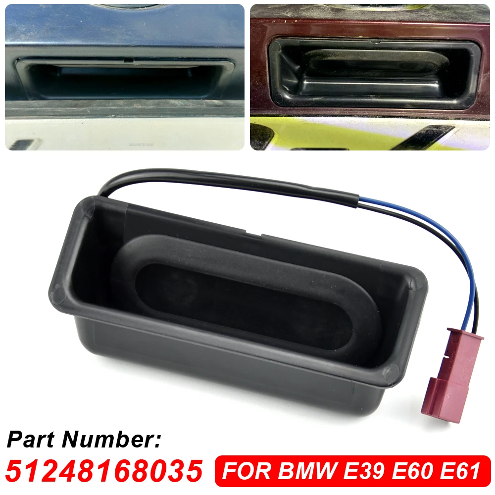 OEM 51248168035 트렁크 리드 잠금 푸시 버튼 스위치, BMW E39 E60 525 528 530 540 M5 트렁크 ...