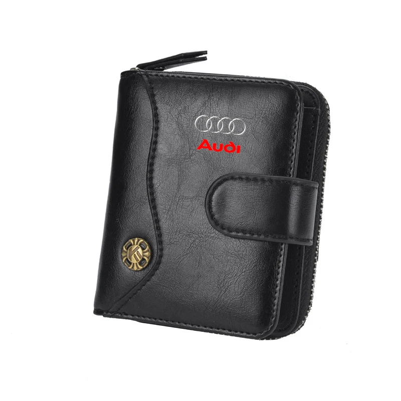 Vintage Tower Buckle Wallet Wallet Bank Card Coin Purse For Audi Sline ...