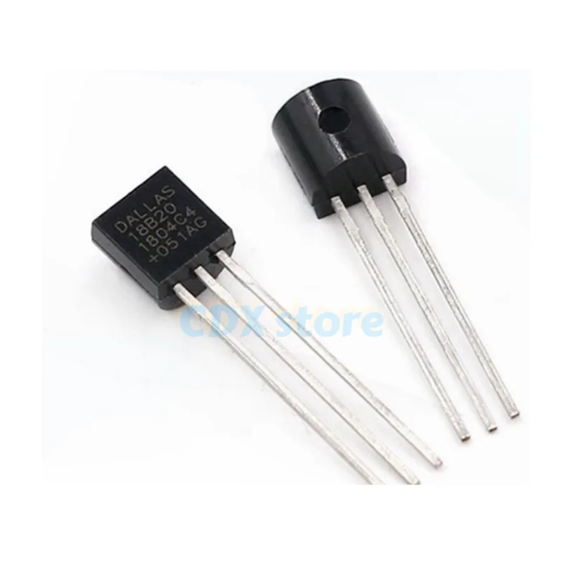 10-100Pcs DS18B20 TO-92 Sensor Electronic Chip 18B20 Temperature Sensor IC 18b20 Diy Electronic ...
