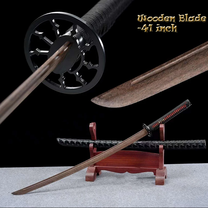 Espada-Katana-de-Ninja-espadas-de-tama-o-completo-hoja-de-madera-espada ...