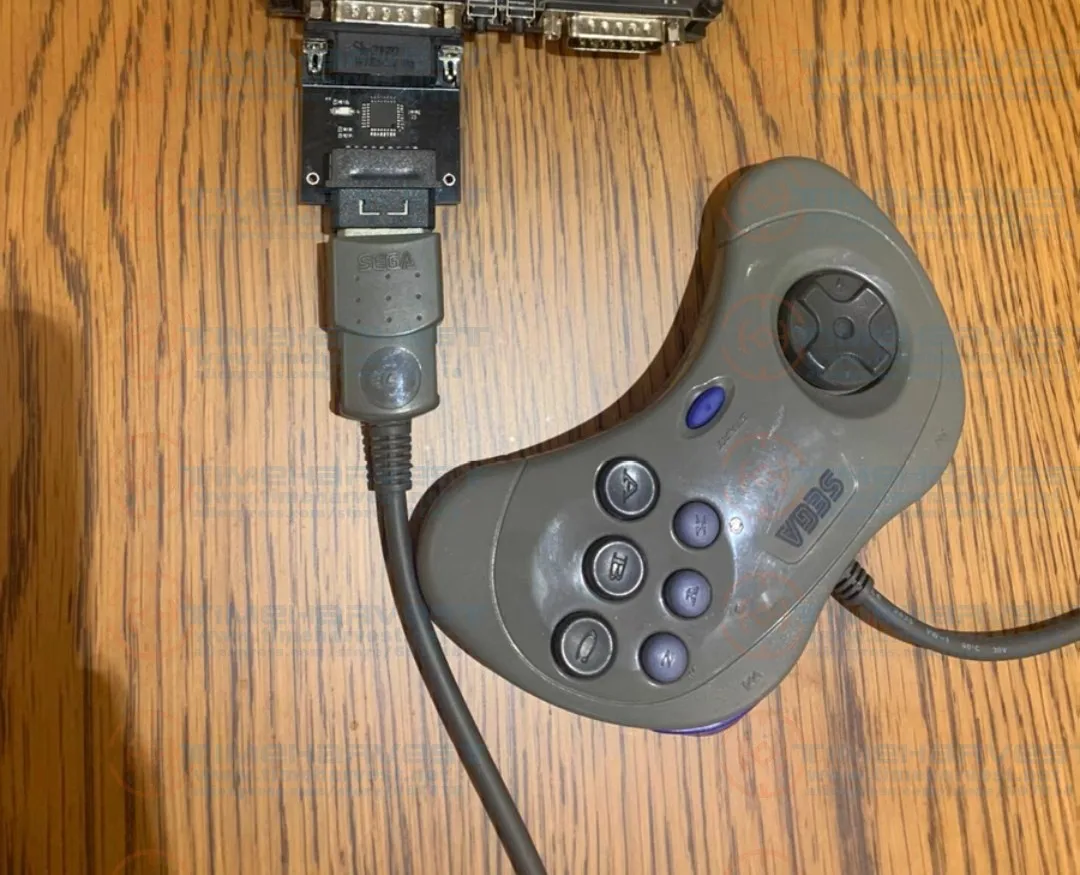 New Version 1.5 SNK 15P Gamepad port to Saturn Gamepad port Converter ...