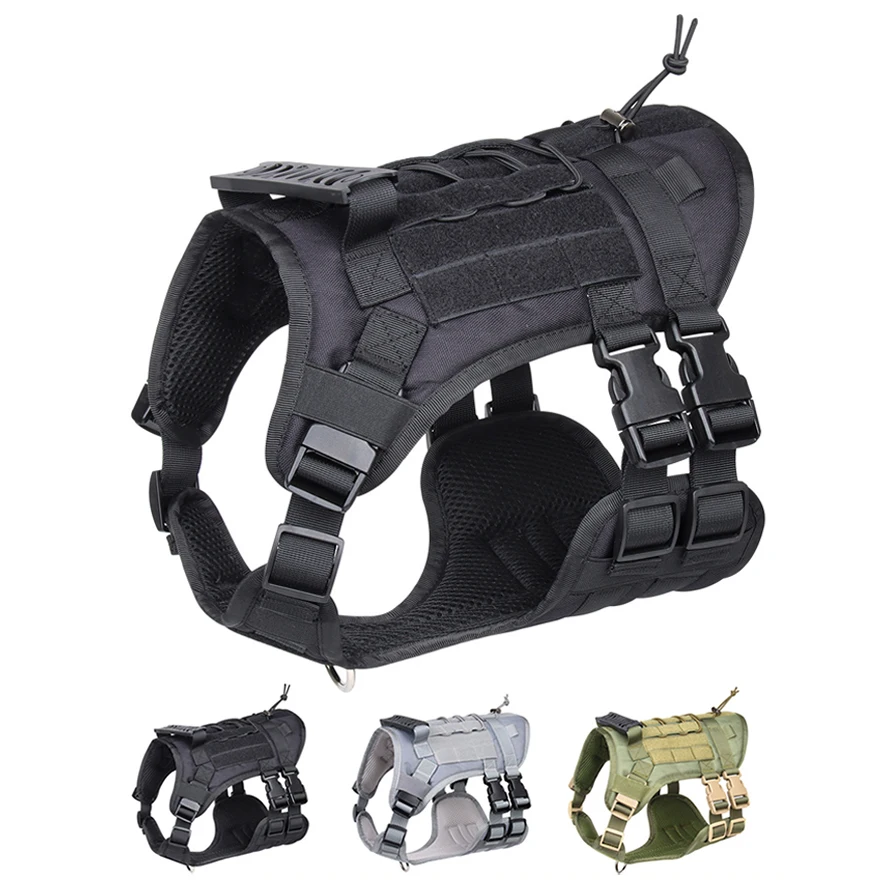 Dog-Tactical-Harnesses-For-Medium-Large-Dog-Collar-Prevent-Dash-Pet ...