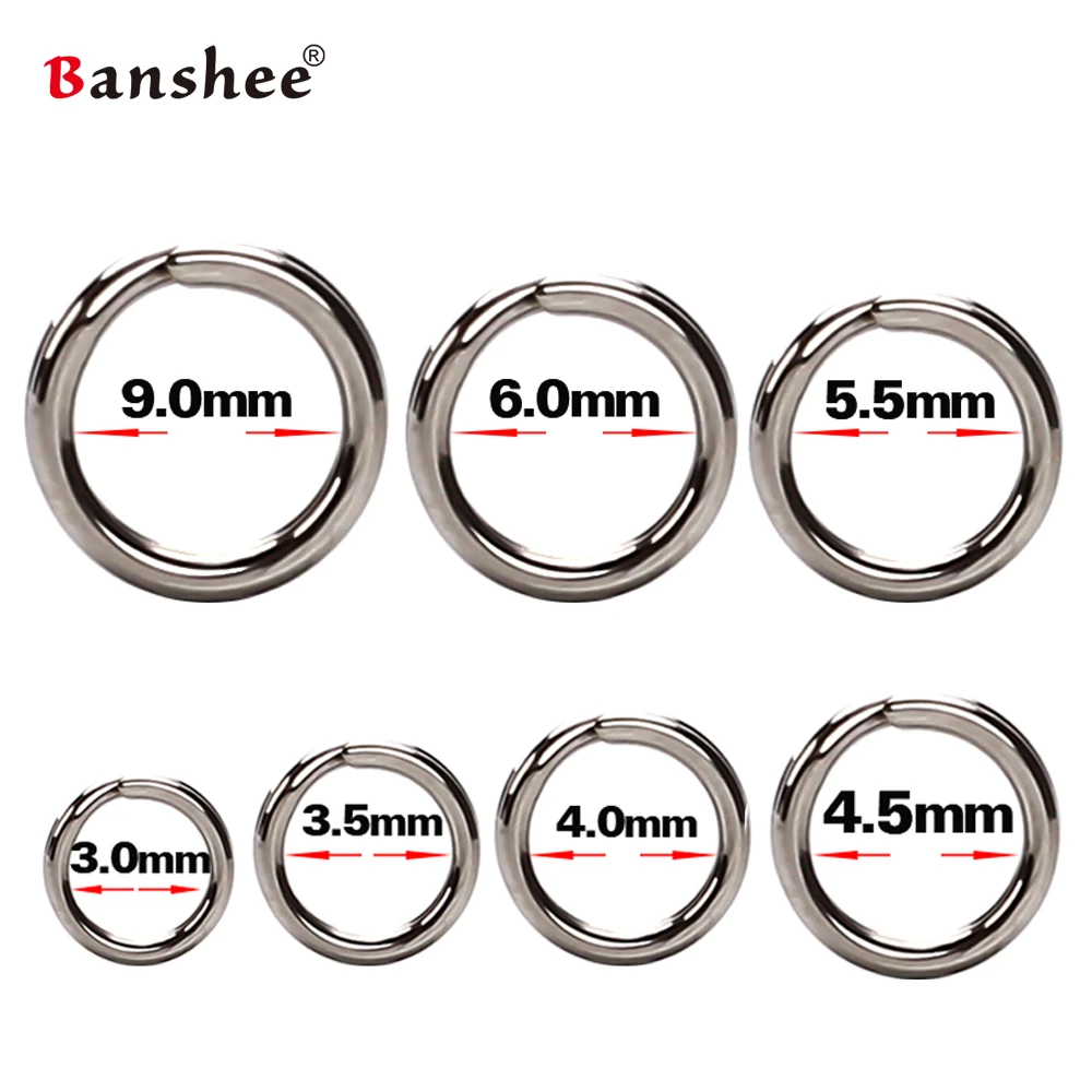 50/60/100Pcs Fishing Rings Stainless Steel Split Rings High Quality ...