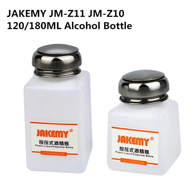 JAKEMY 120/180ML Portable Plastic Liquid Dispenser Bottle for Mobile ...