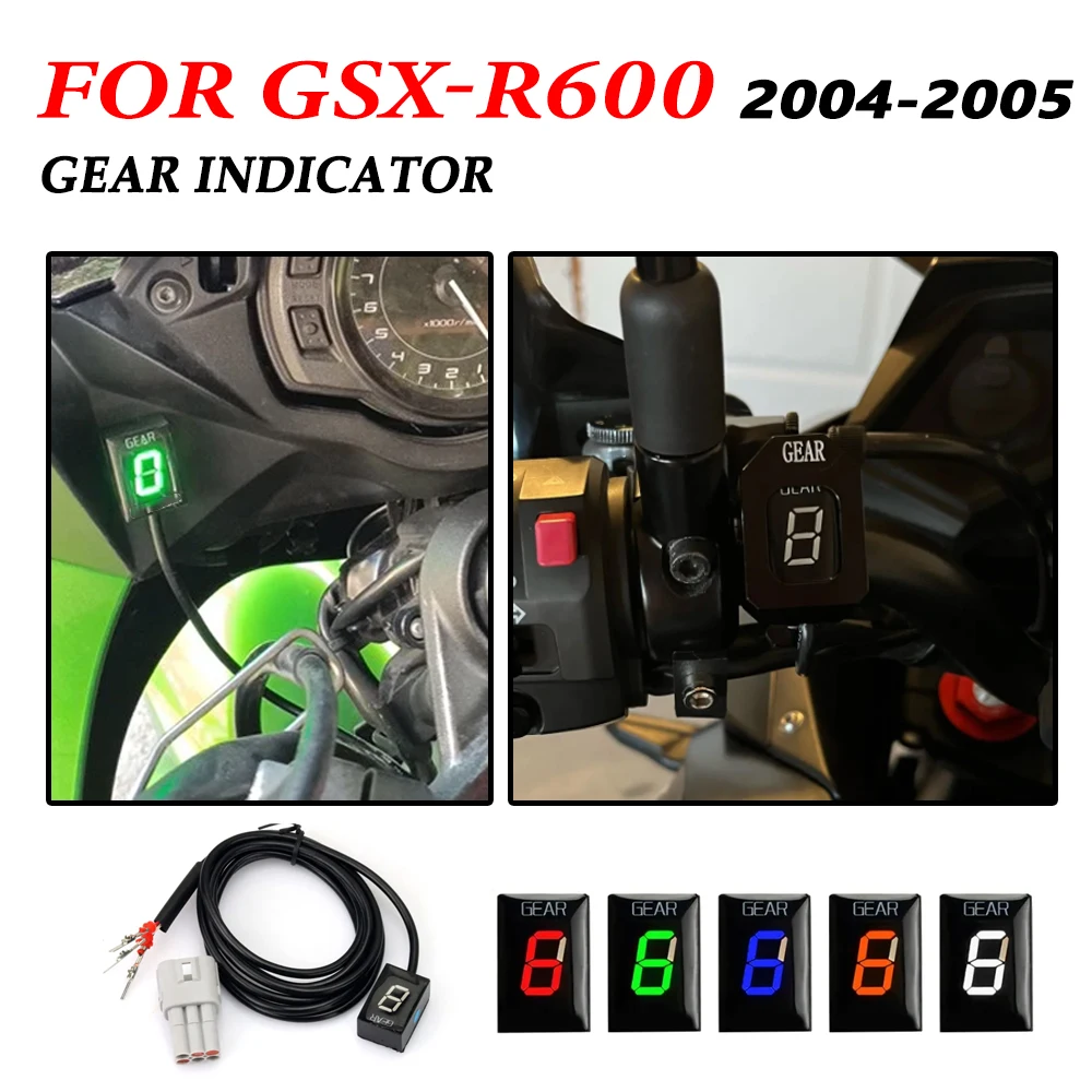 1-6 Gear Indicator for Suzuki GSX-R600 GSXR600 GSXR 600 2004 2005 ...