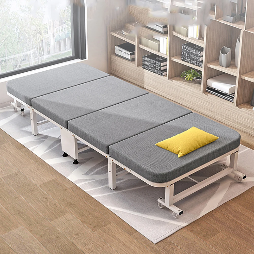 Retractable Modern Fabric Folding Beds Simple Household Furniture ...