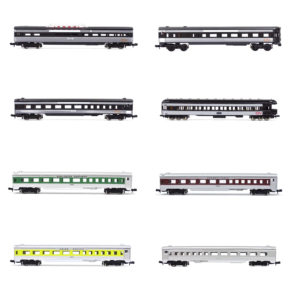 N-Scale-1-160-CN-Railway-Passenger-Carriage-Sightseeing-Car-Train-Model ...