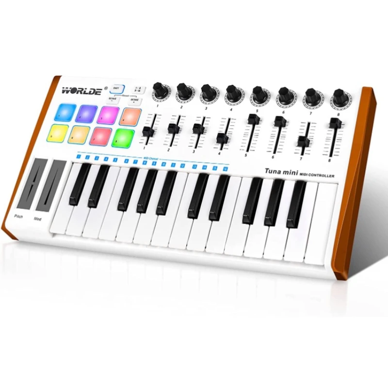 Worlde-Tuna-Mini-Teclado-Controlador-Artur1A-Minilab-mk2-Mkii-M-sica ...