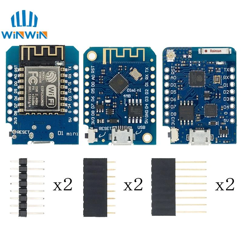 ESP8266 ESP 12 ESP 12F CH340G CH340 V2 WeMos D1 Mini WIFI Placa de Desenvolvimento USB D1 Mini ...