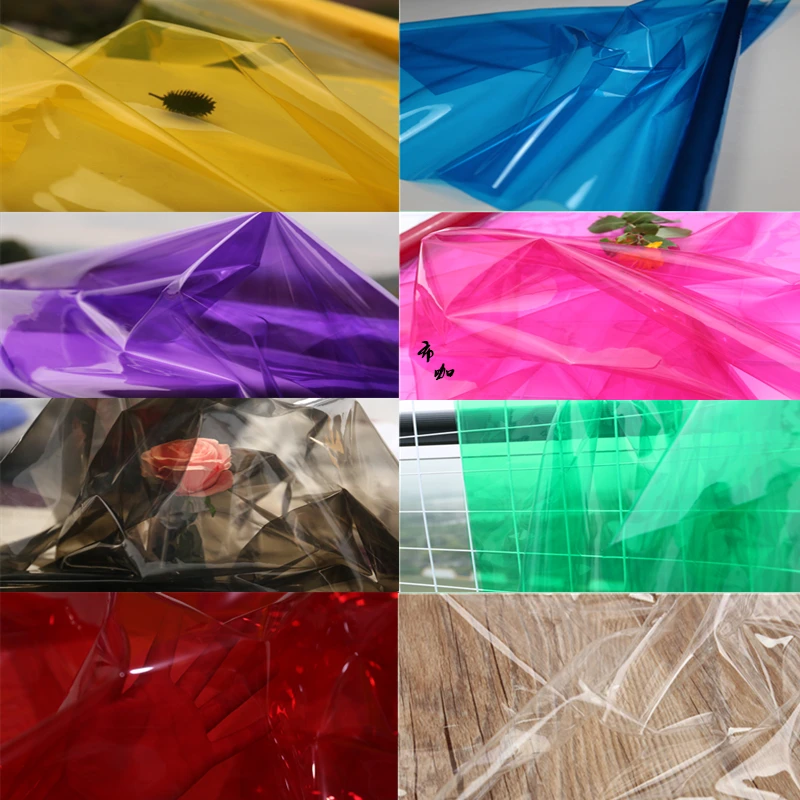 Multicolor Transparent TPU Mirror Fabric Waterproof Liquid Film ...