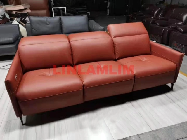 Shop MANBAS Genuine Leather Recliner Sofa – Perfect Blend of Comfort ...
