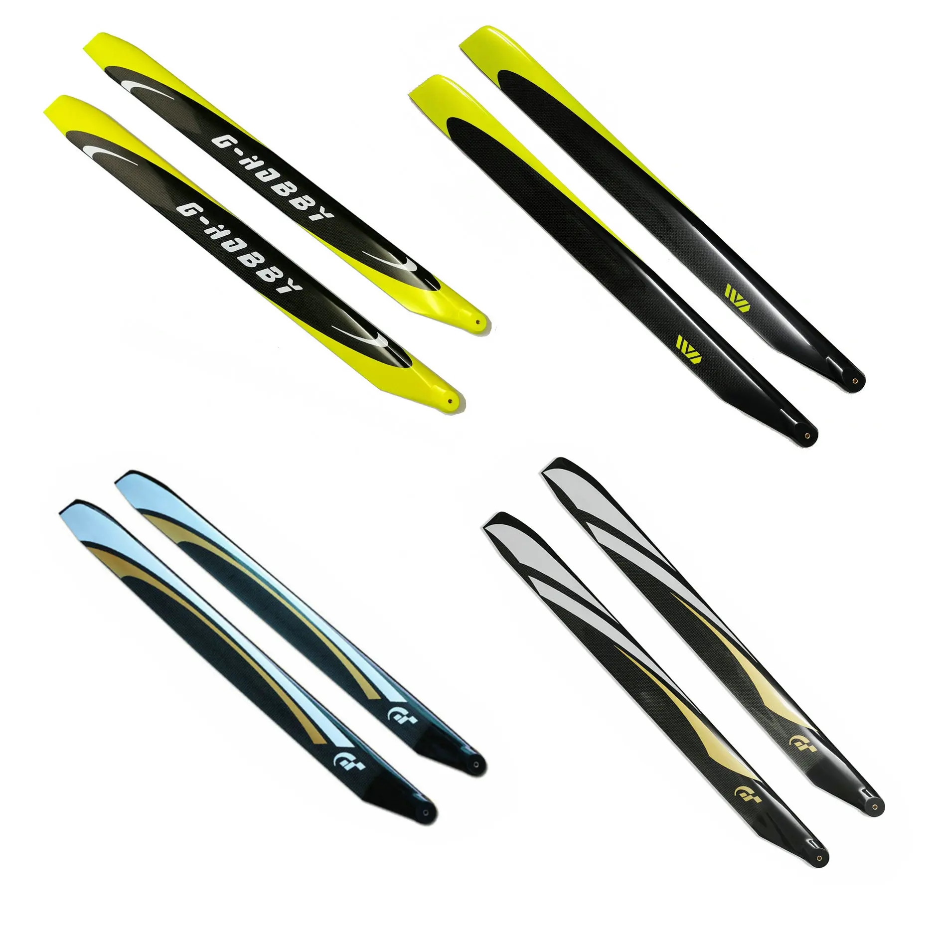 690mm-Carbon-Fiber-Main-Rotor-Blades-106mm-Tail-blades-RC-Accseesories ...