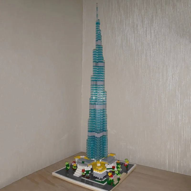 3D-Model-DIY-Diamond-Blocks-Bricks-Building-Dubai-Burj-Khalifa-Tower ...