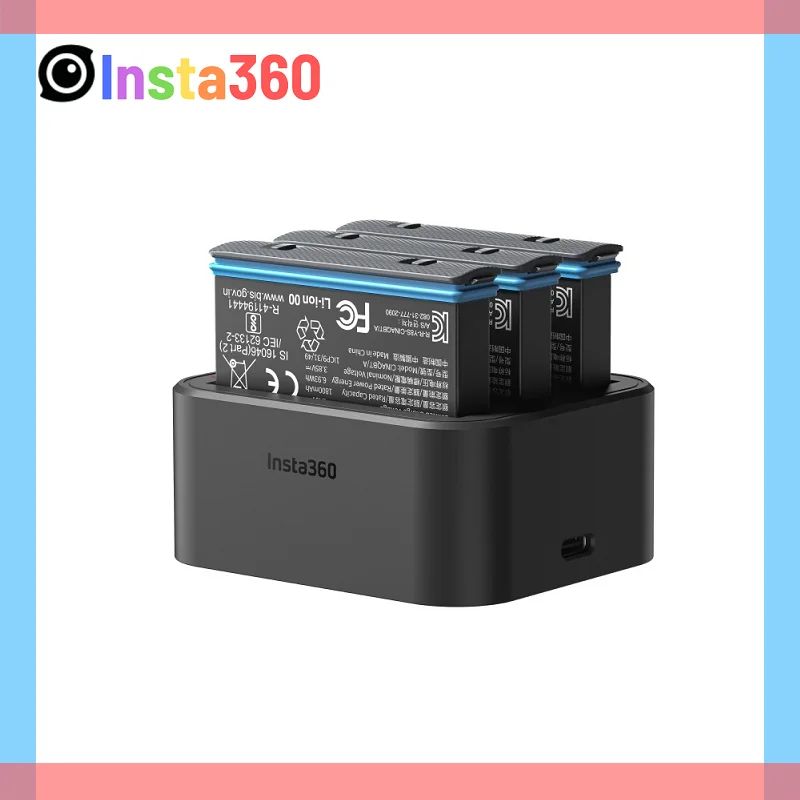 Insta360 X3 Battery 1800mAh Fast Charge Hub Power Accessories Original