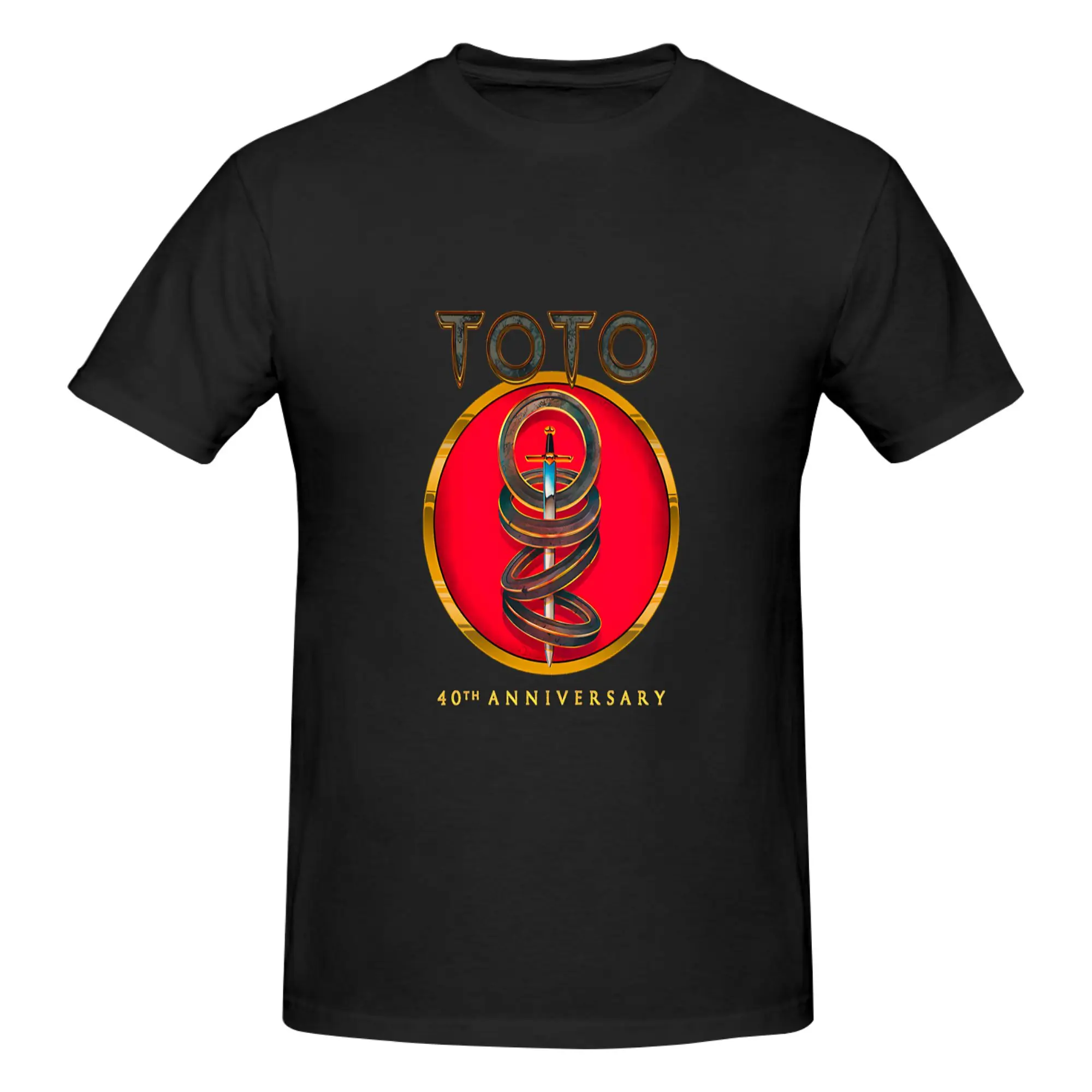 Funny Retro Logo Band 70s africa by toto Men's Printed T-Shirt Unisex T ...