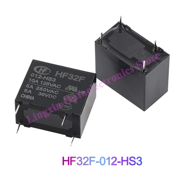 20PCS/lot HF32F-G JZC-32F HF32F - 005 012 024 - HS / HS3 / ZS3 3A 5A 10A 250VAC 4PIN 5pin JZC ...