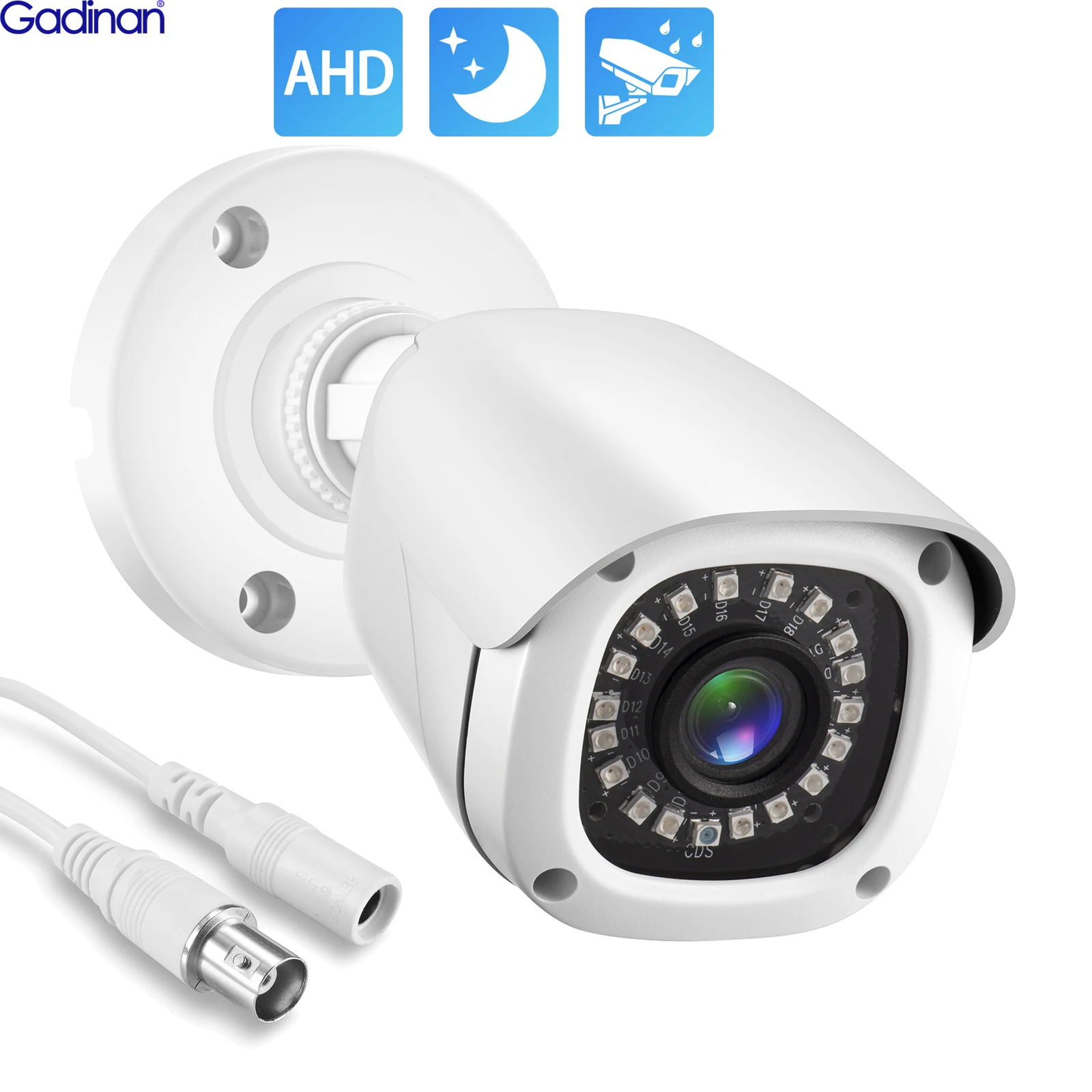 AHD Camera 720P 1080P 5MP High Definition Wired Home Surveillance ...