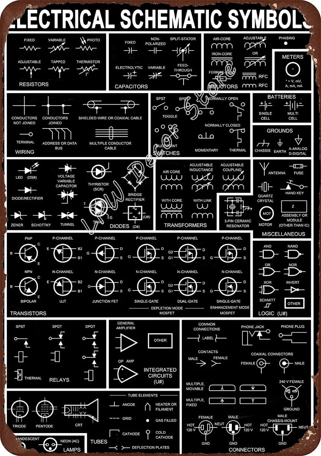 Electrical Schematic Symbols Chart Knowledge Of Schematic Symbols Is A