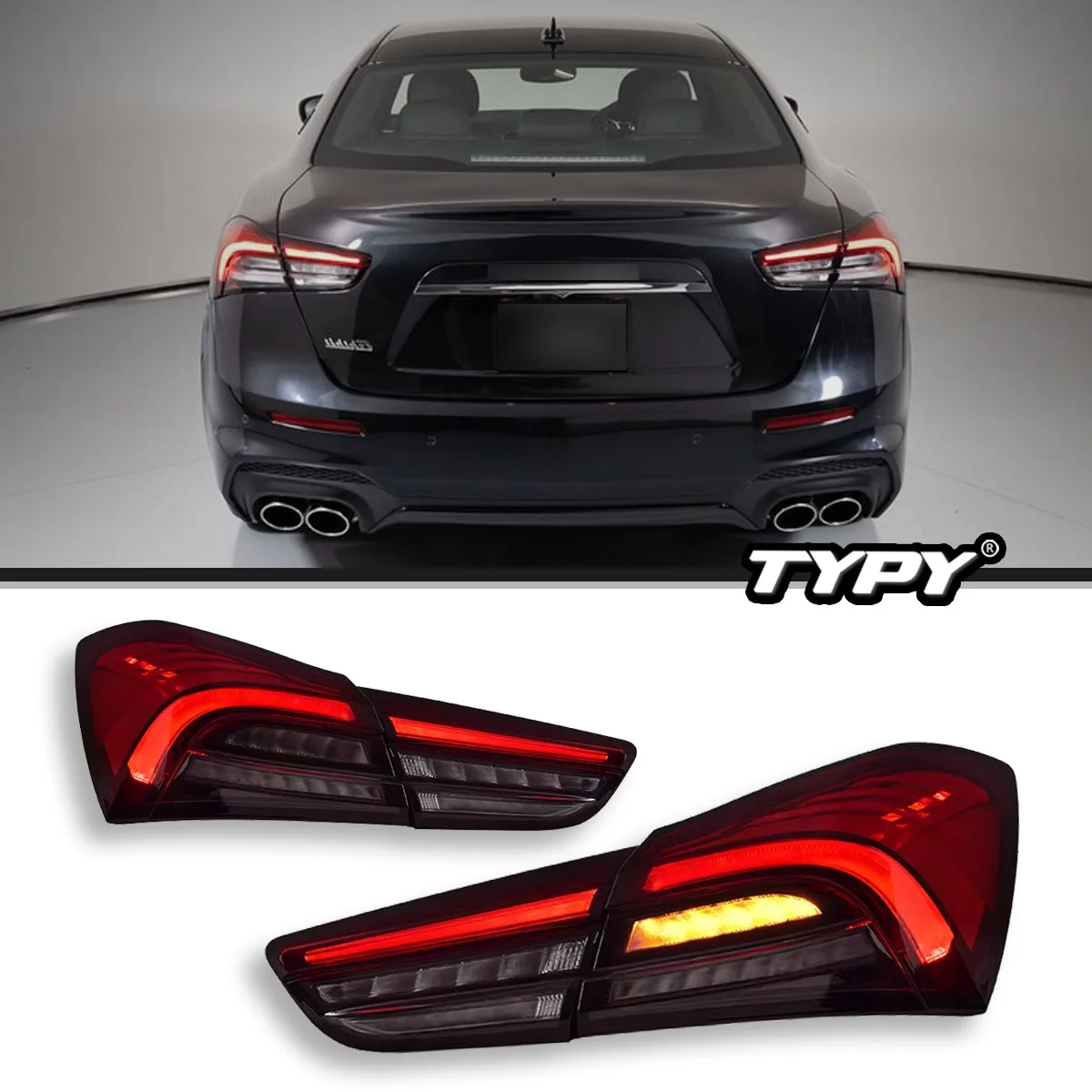 LED-Tail-Lamps-For-Maserati-Ghibli-2014-2022-Upgrade-Rear-Tail-Lights ...