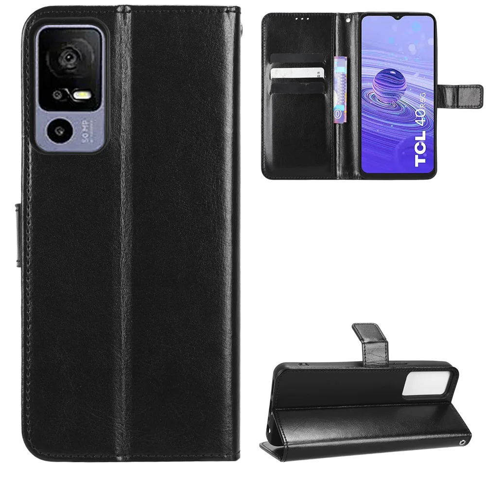 Flip-Case-For-TCL-40R-5G-Wallet-Magnetic-Luxury-Leather-Cover-For-TCL ...