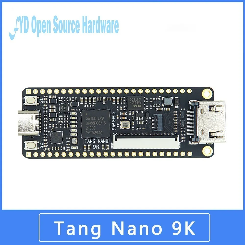 Tang Nano 9k Fpga Development Board Gowin Gw1nr-9 Risc-v Hdmi Kit - Integrated Circuits - AliExpress