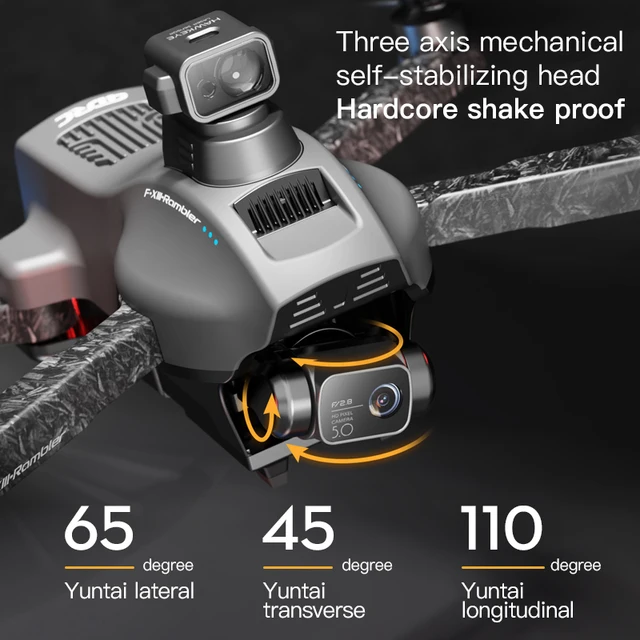 F13 Rrone 8K Professional HD Camera 3-Axis Anti-Shake Gimbal With Obstacle Avoidance EIS GPS 5KM ...