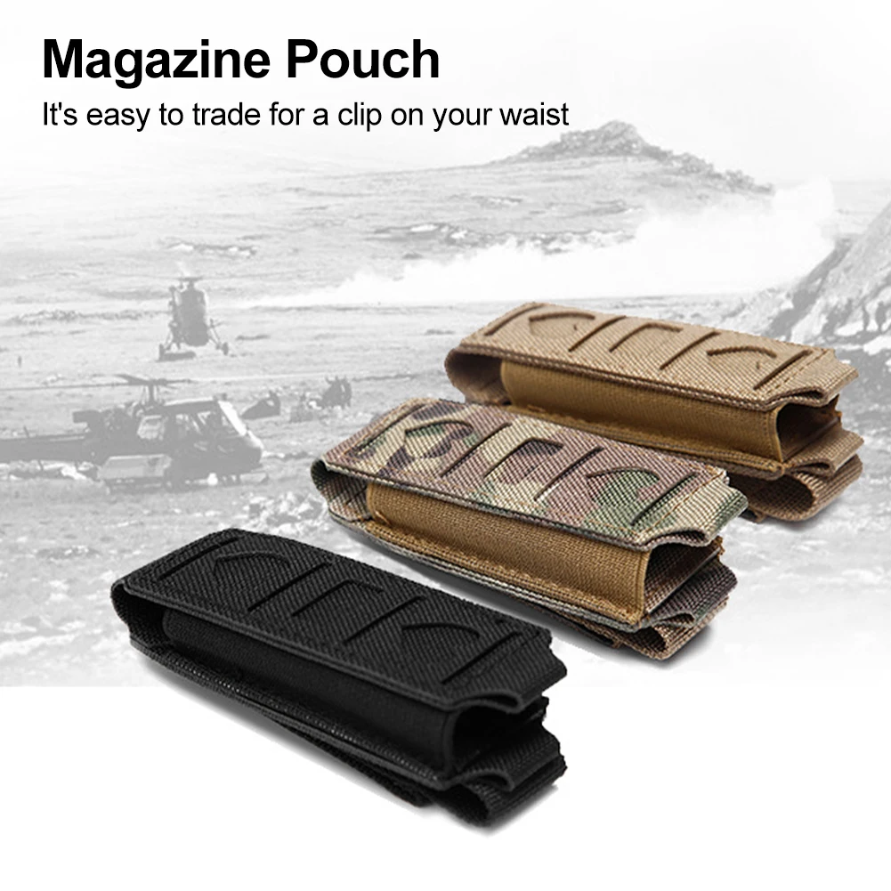 9MM Military Holder Bag Hunting AccessoriesMolle Tactical Pistol Single ...