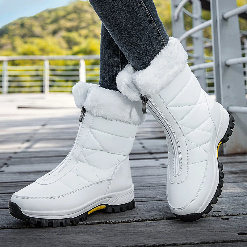 Inverno-das-mulheres-botas-de-neve-antiderrapante-ao-ar-livre-imperme ...