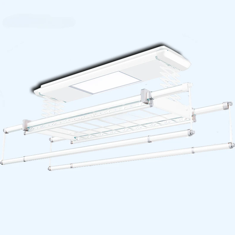2023 Upgrade Smart Home Ceiling Mount Drying Rack Folding Electrical ...