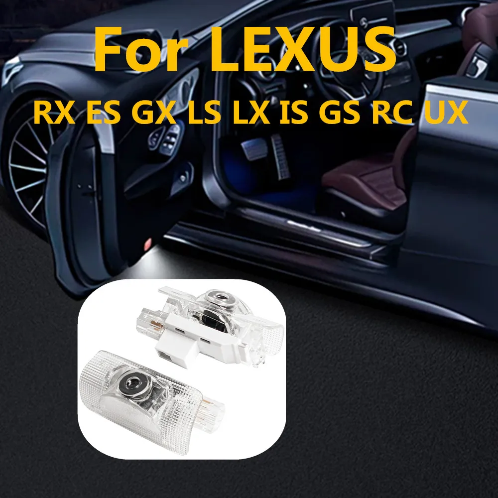 2X LED Car Door Ghost Shadow Welcome Logo Projector Light Accessories ...