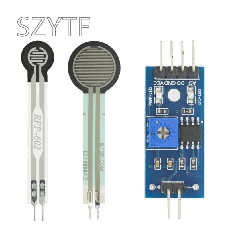 Load Cell Resistive Membrane Pressure Sensor Module Flexible Force ...