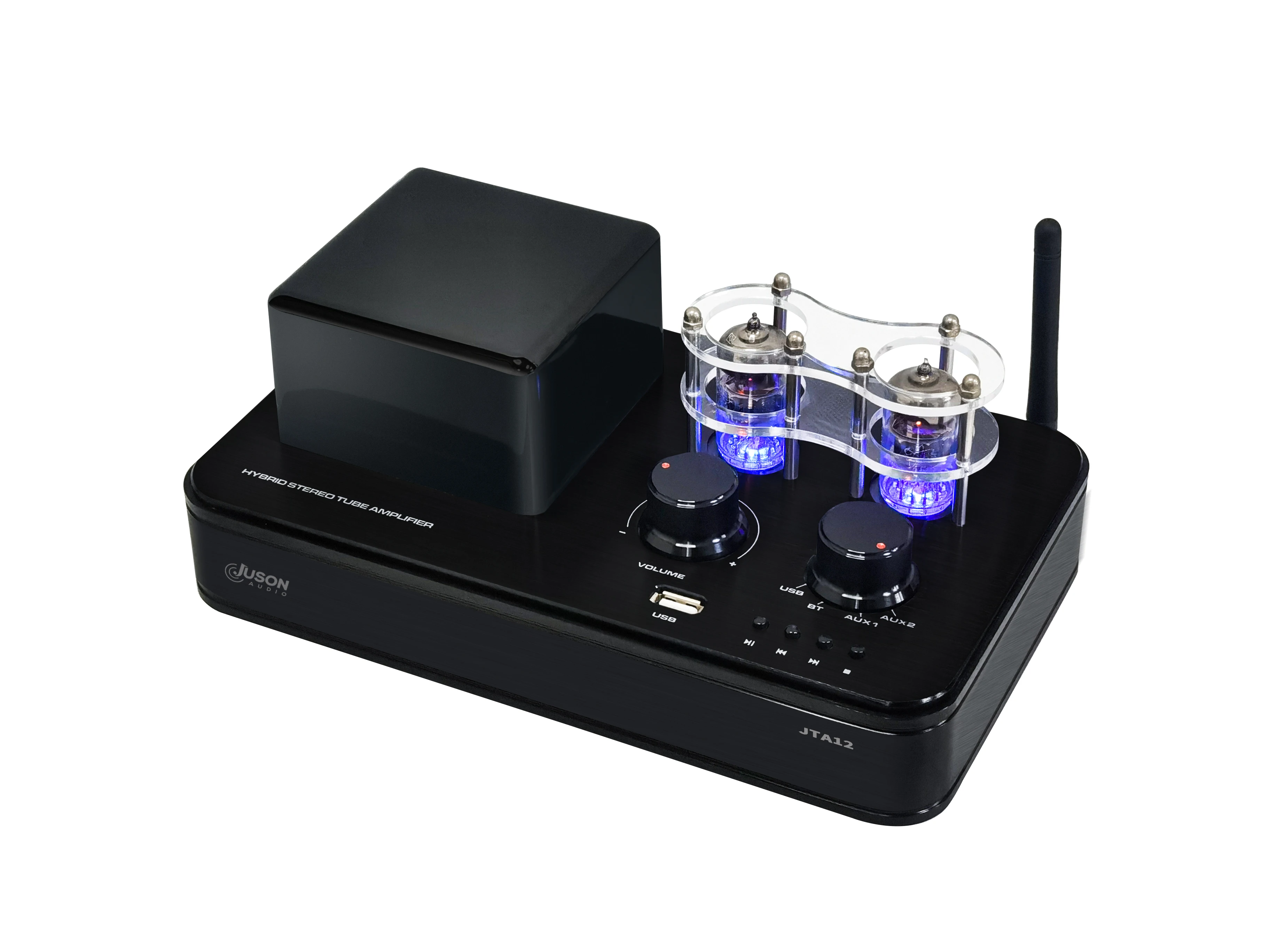 Juson 오디오 튜브 앰프 프리 앰프, 블루투스 홈 오디오 클래스, AB HIFI 스테레오, USB Aux 헤드폰, 서브 아웃 ...