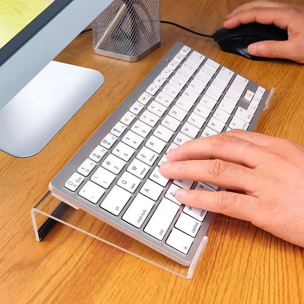 Acrylic-Computer-Keyboard-Adapter-Transparent-Acrylic-Keyboard-Stand ...