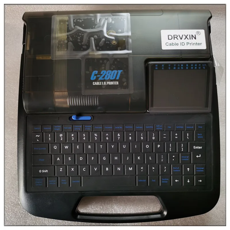 DRVXIN C-280T wire marker tube printer pc connection cable ID pritner ...